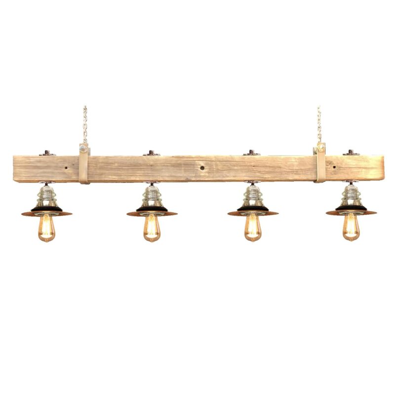 Utility Pole Crossarm Beam Chandelier Edison Bulb 4 dimming – RailroadWare