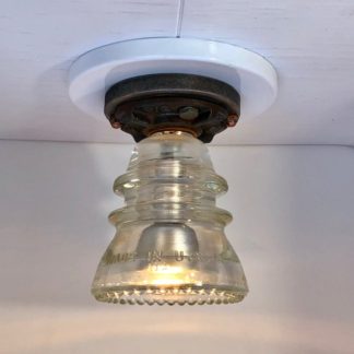 Insulator Light Ceiling Mounted / Clear Beaded - 120V 6W 500 Lumen ...