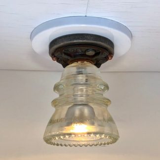 Insulator Light Ceiling Mounted / Clear Beaded – 120V 6W 500 Lumen ...