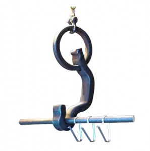 Railroad Anchor Pot & Pan / Utensil Rack System (Suspended 1/2″ Rod ...