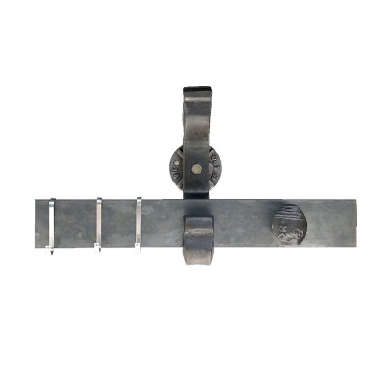 Railroad Anchor Pot & Pan Rack System - (Flat Bar Wall Mounted ...