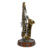 Saxophone Table Lamp & Blue Night Light with 10" Tambourine Base ...